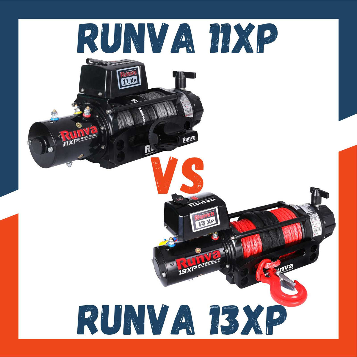 Runva 11XP Vs 13xp - Runva's Most Popular 4x4 Winches Compared - Runva ...